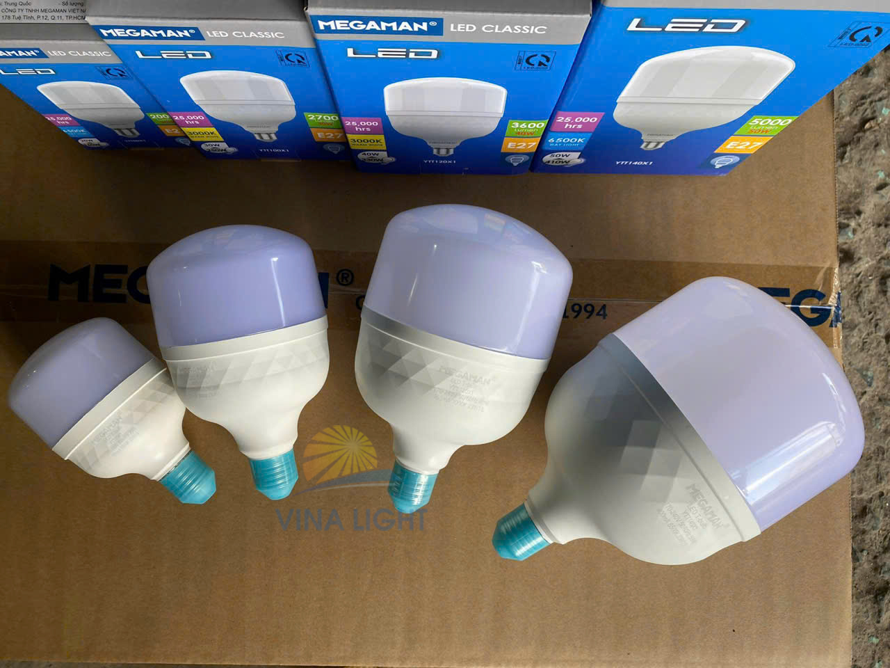 Bóng đèn LED Bulb trụ YTT120X1 40W Megaman - Đèn LED Megaman