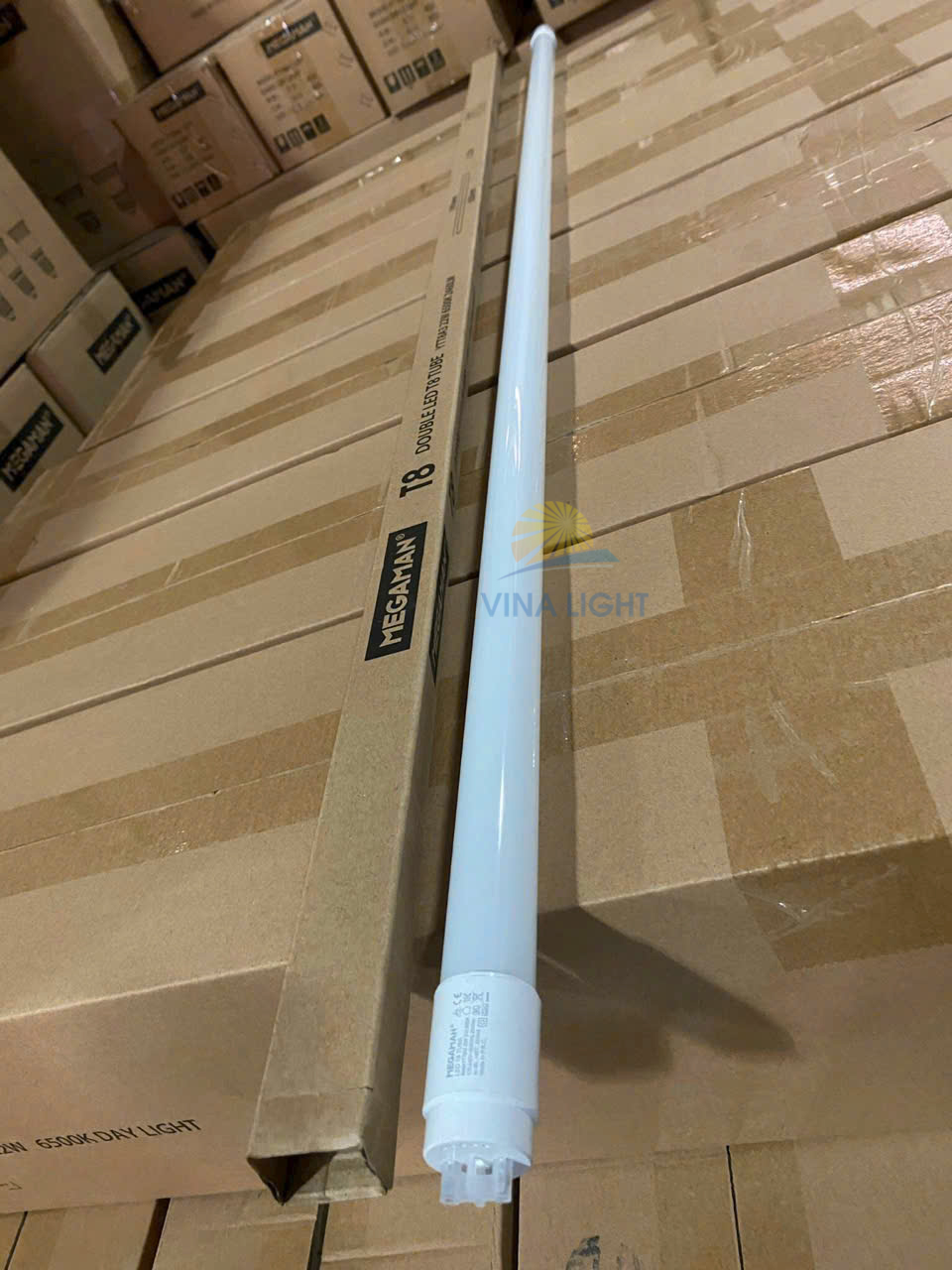 Bóng đèn LED Tube T8 thủy tinh 9W YTT8A3 Megaman - Đèn LED Megaman